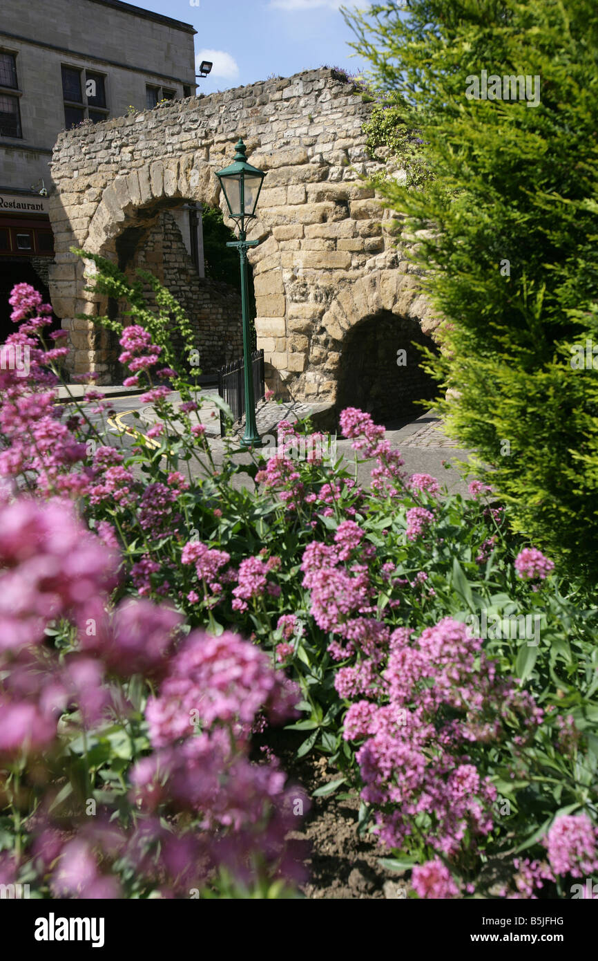 City of Lincoln, England. The 3rd century Newport Arch is the original ...