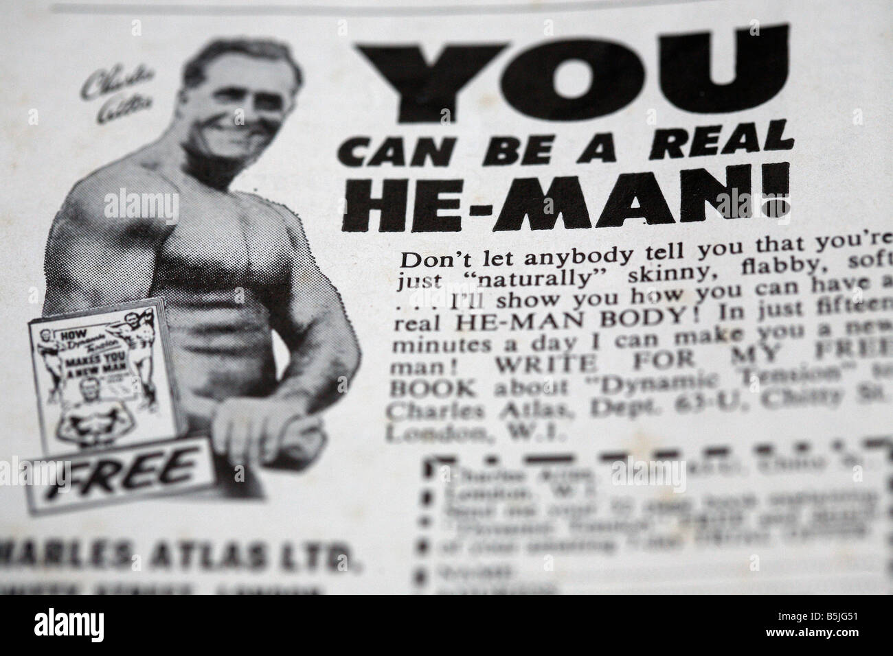 Writer Charles Atlas