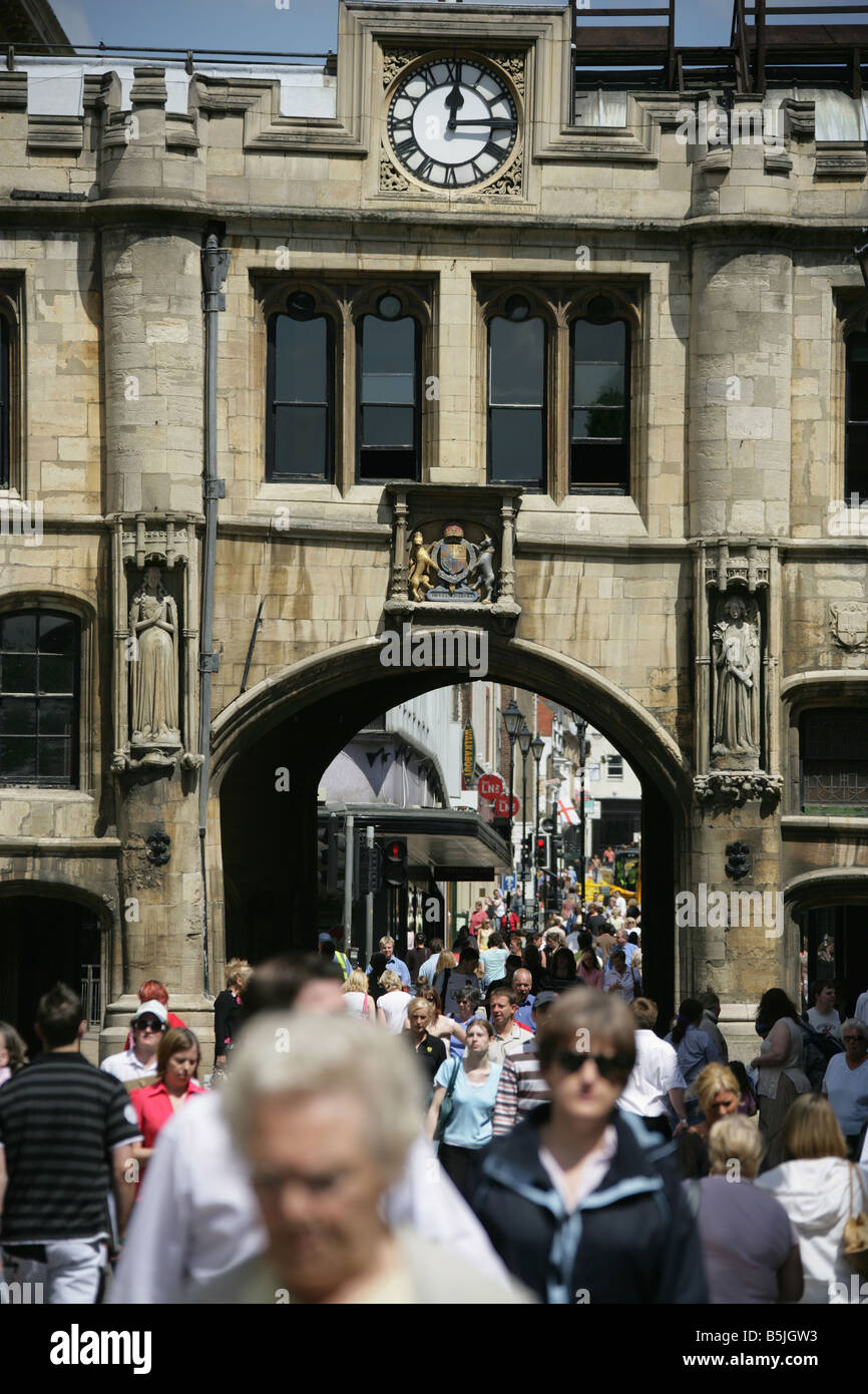City of Lincoln, England. The 16th century Tudor style Lincoln ...