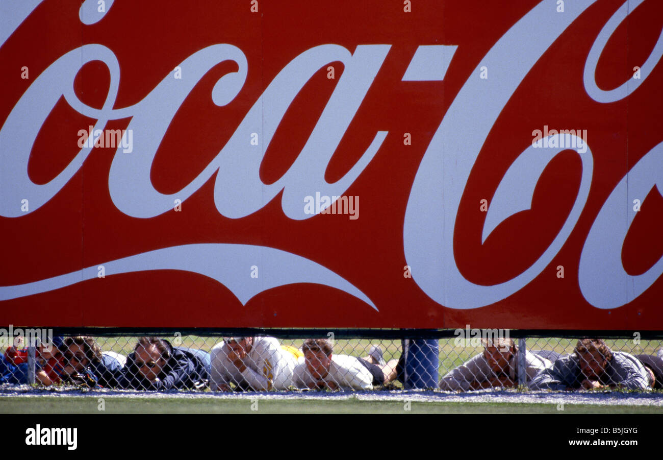 Fans at a baseball game Stock Photo - Alamy