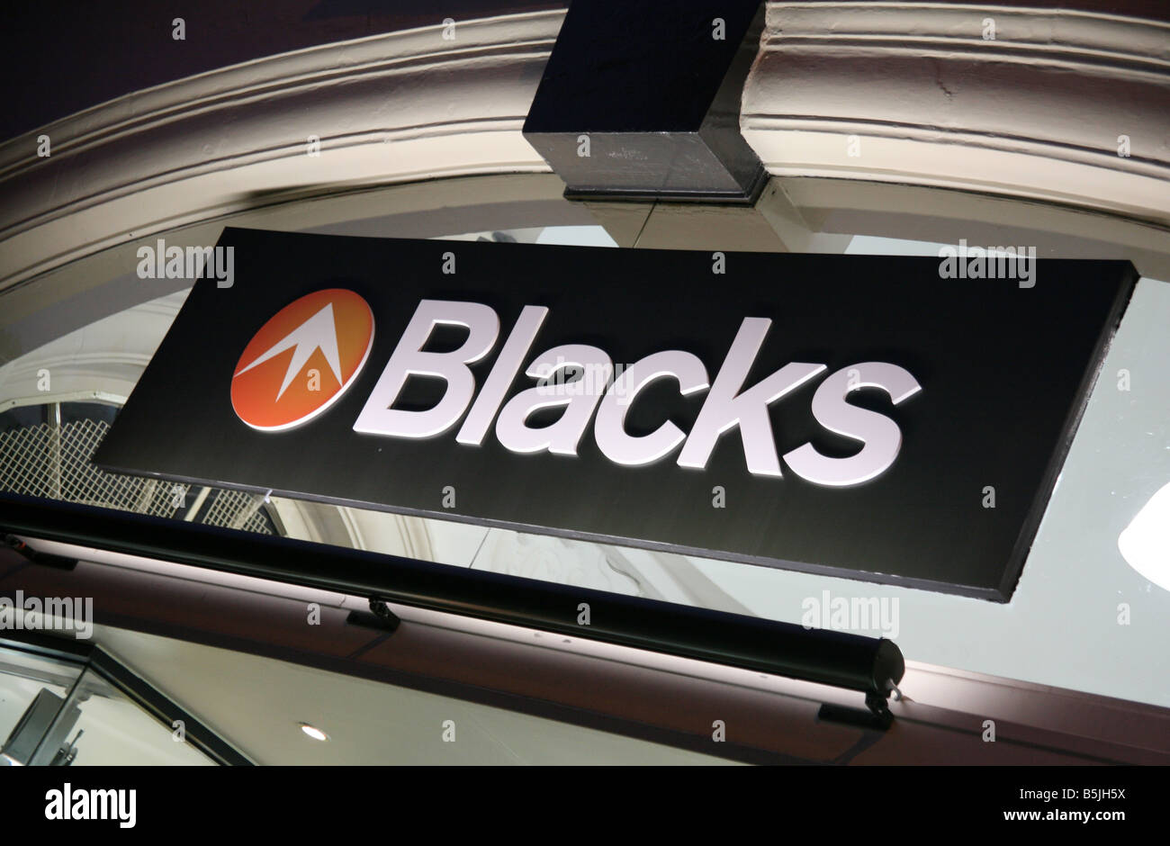 Blacks Outdoor Logo Blacks Outdoor Shop Hi Res Stock Photography And