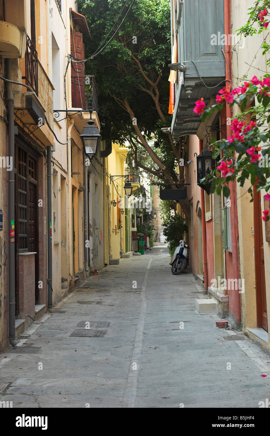 Crete street flowers hi-res stock photography and images - Alamy