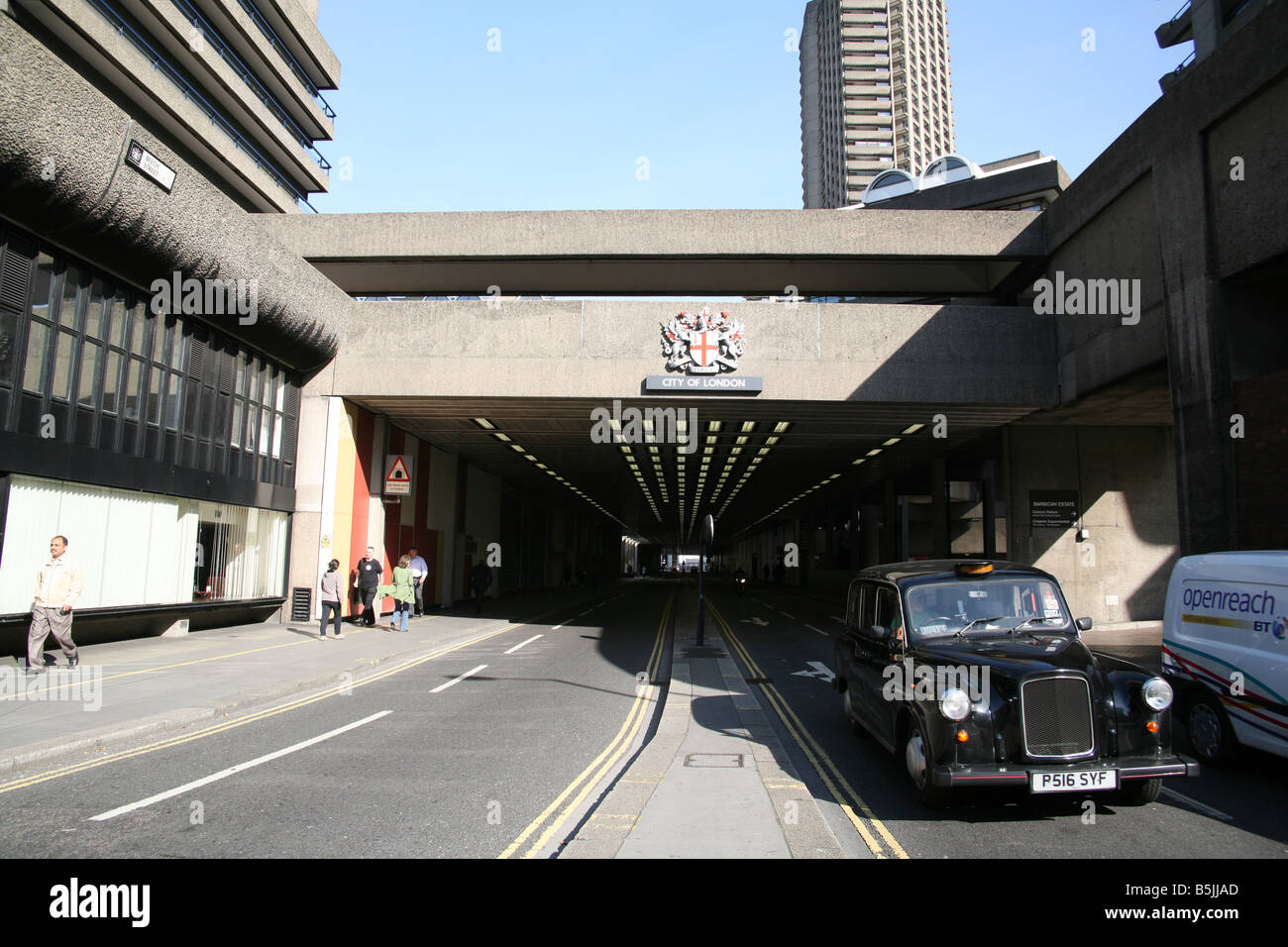 Beech Street in the Barbican London Stock Photo - Alamy