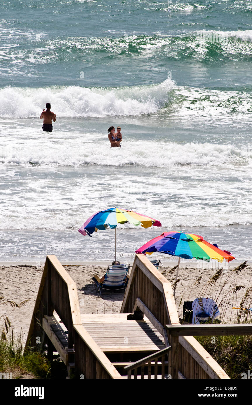 Pawleys island South Carolina ocean seaside resort Stock Photo - Alamy