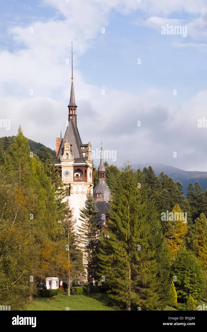 Sinaia Prahova Transylvania Romania 19th century Castle Peles and ...