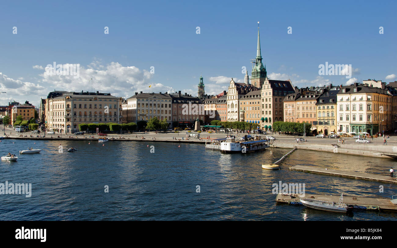 Kornhamnstorg and Soderstrom Gamla Stan Stockholm Sweden Stock Photo ...