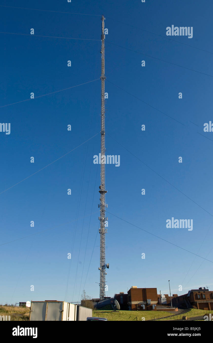Blackhill transmitter on a blue sky day the TV transmitter for the ...