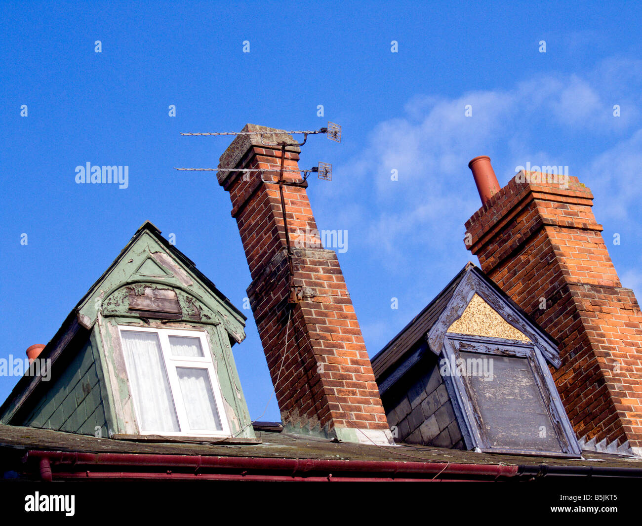 Old dormer windows hi-res stock photography and images - Alamy