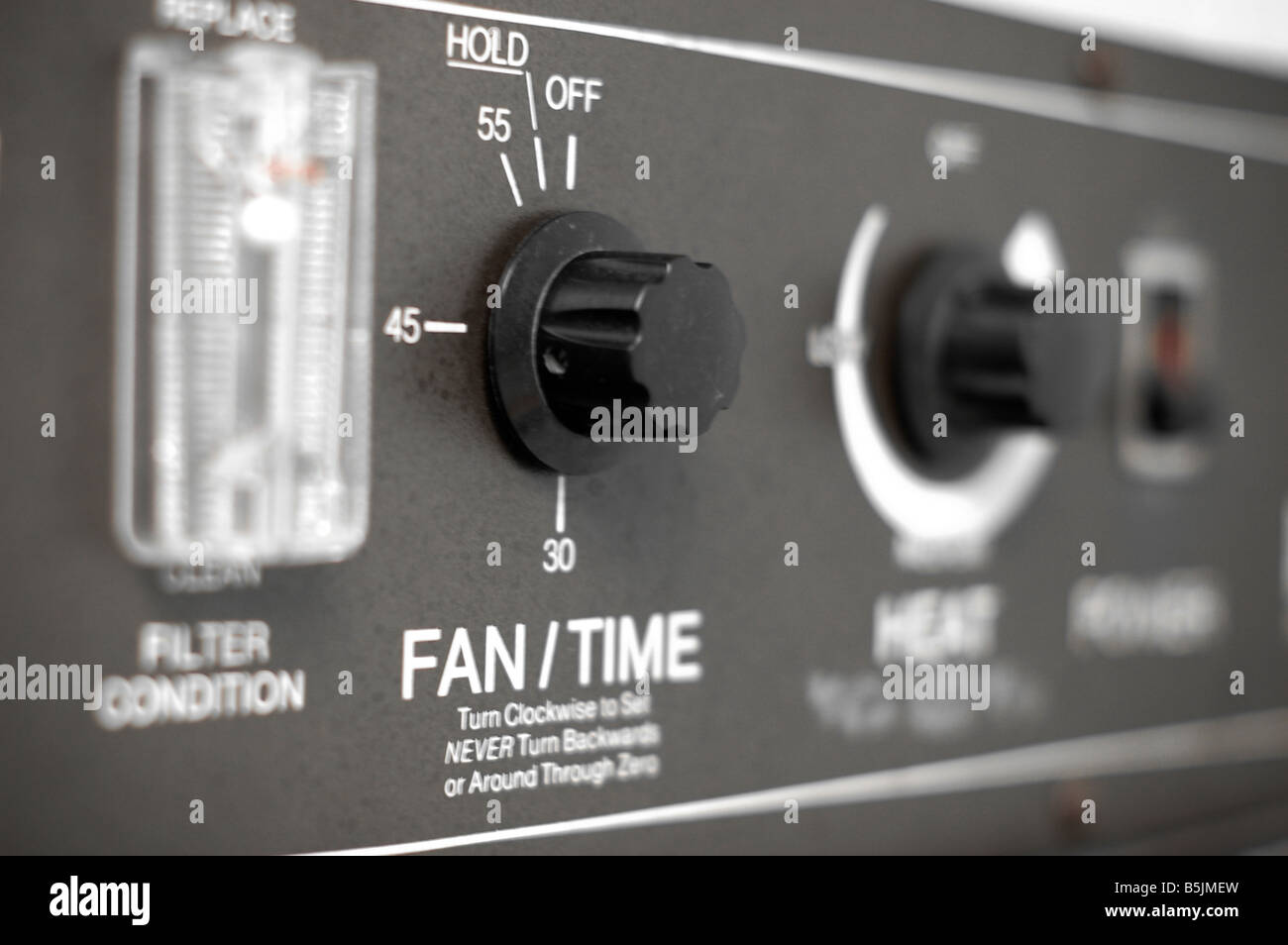 Control knobs and switches for an industrial machine Stock Photo - Alamy