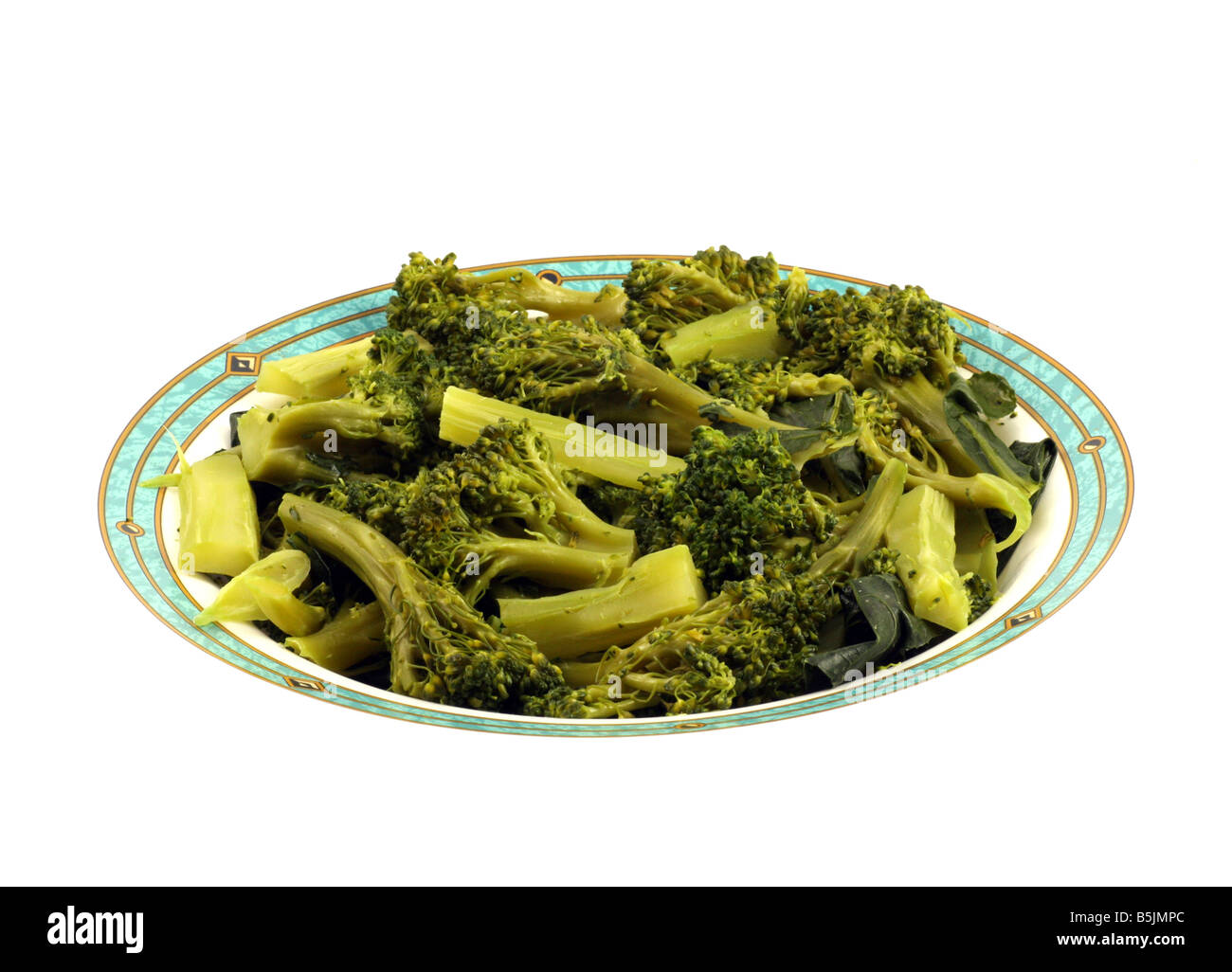 Natural boiled broccoli on Cut Out Stock Images & Pictures - Alamy