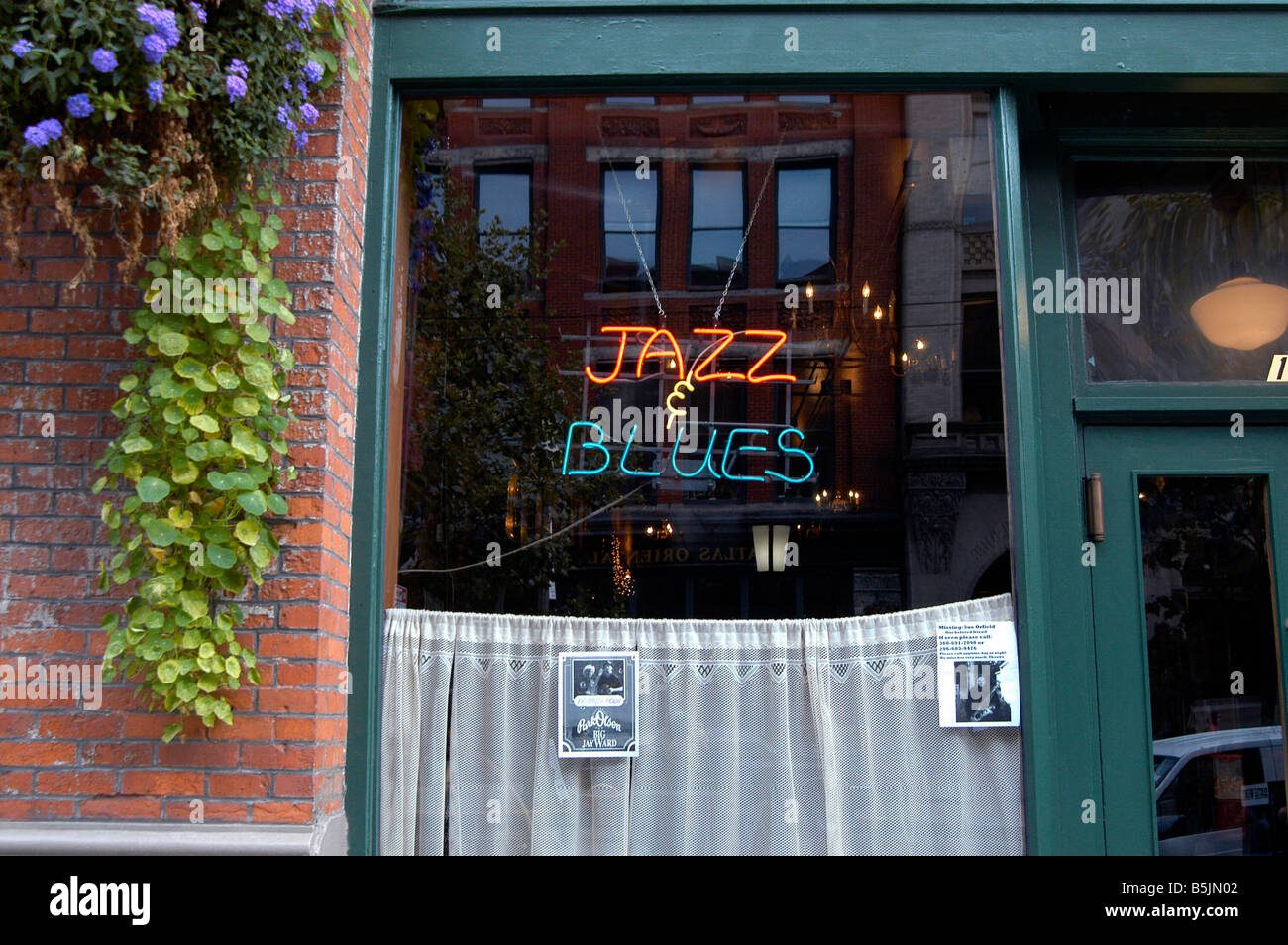 A jazz club in Pioneer Square in Seattle. Washington Stock Photo - Alamy