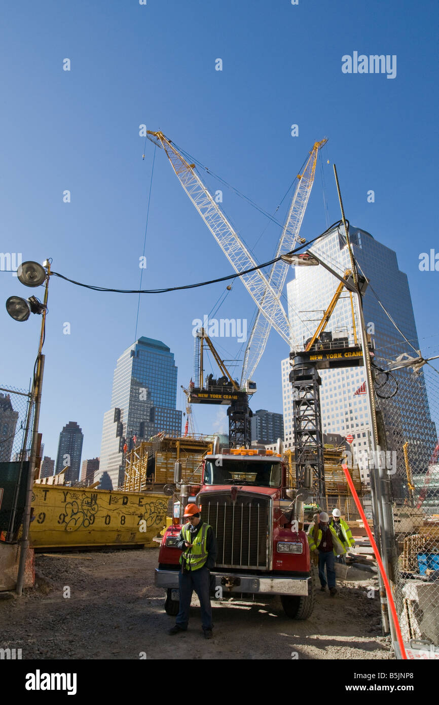 New build at Ground Zero, site of the World Trade Centre, Lower ...