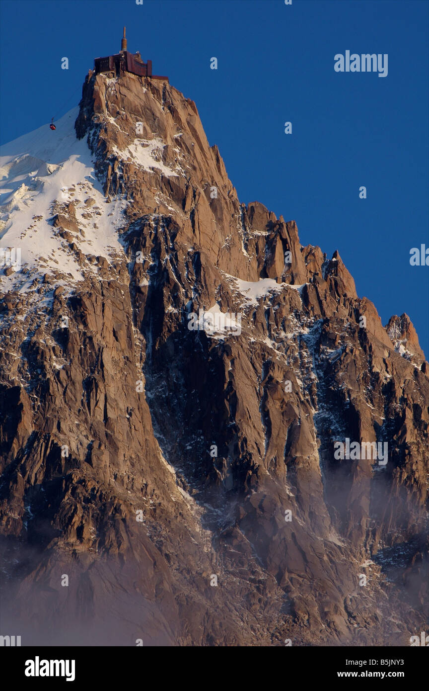 Cable car at Aiguille du Midi, Chamonix, France Stock Photo - Alamy