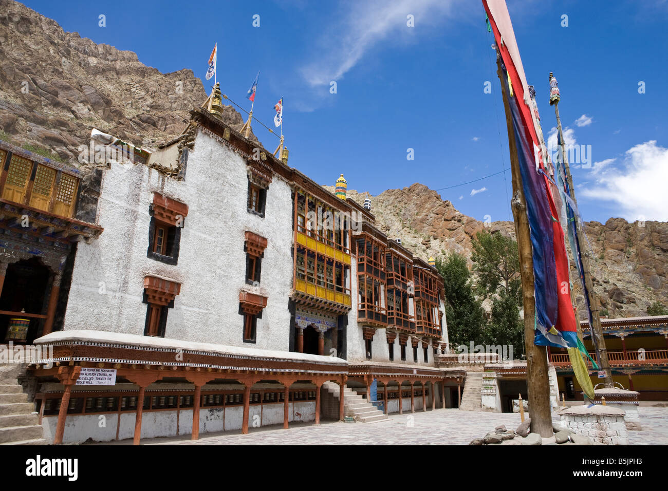 Hemis monastery ladakh Stock Photo - Alamy