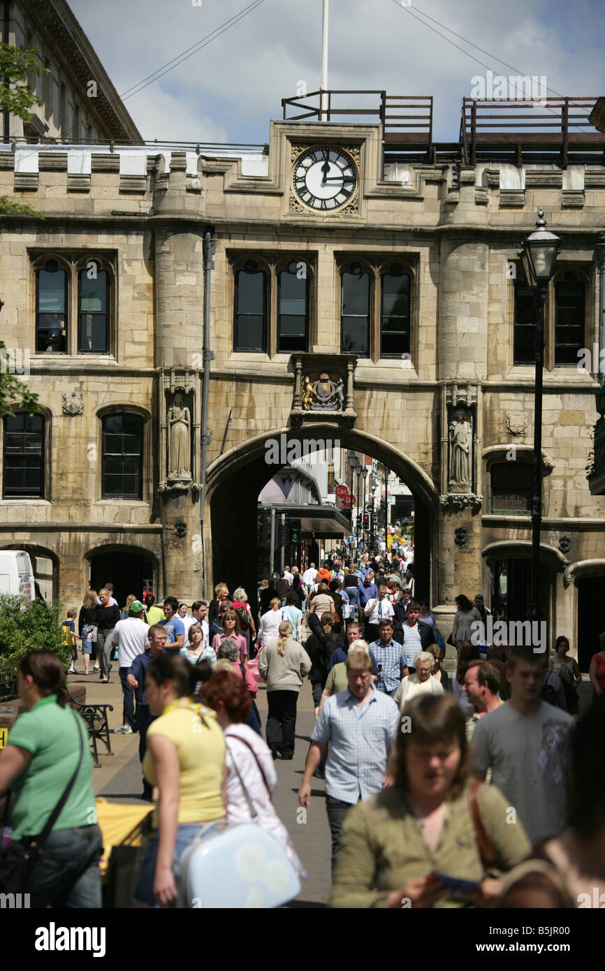 City of Lincoln, England. The 16th century Tudor style Lincoln ...