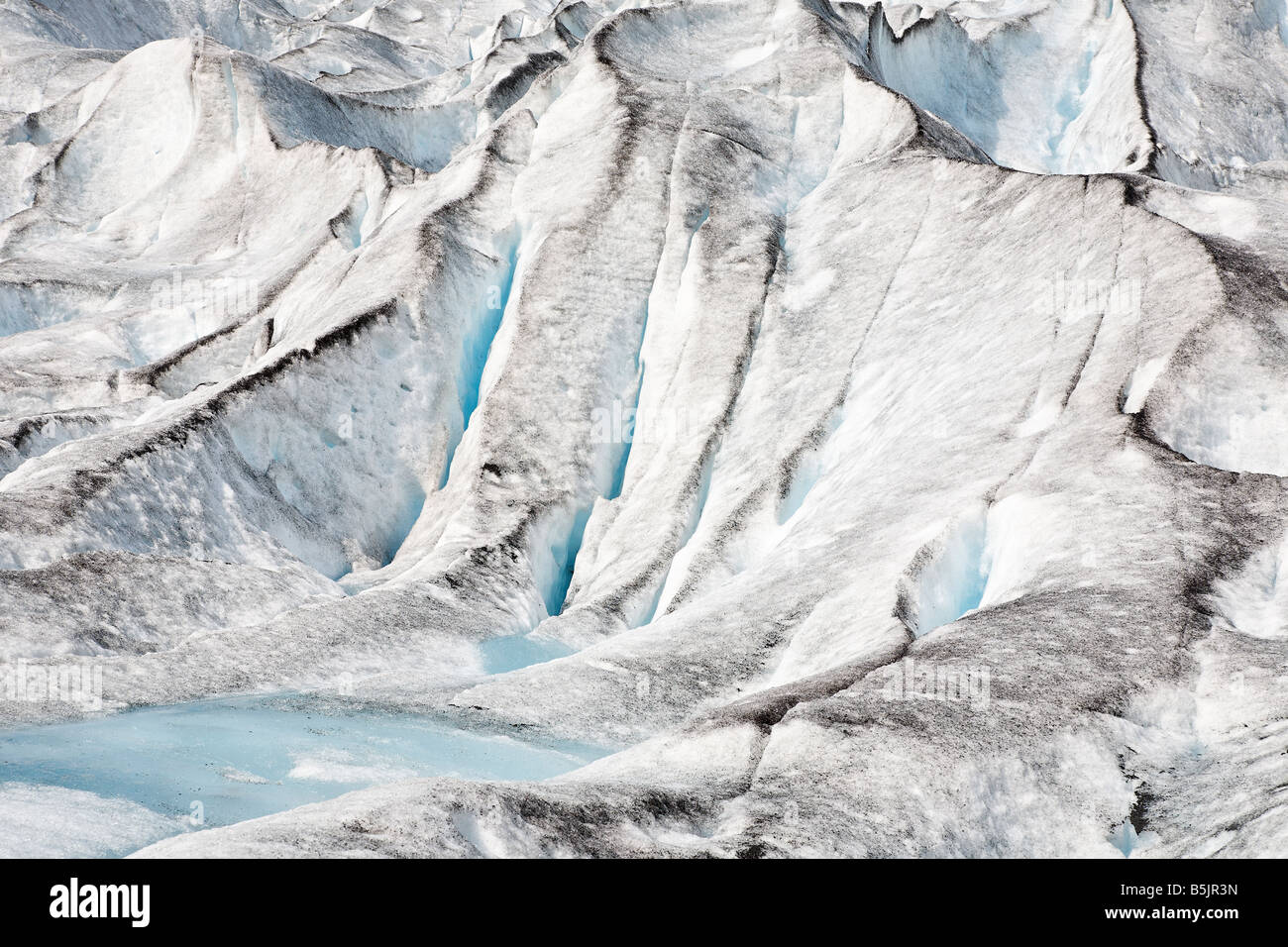 Blue Ice Field on the Nigardsbreen Glacier Norway Stock Photo - Alamy