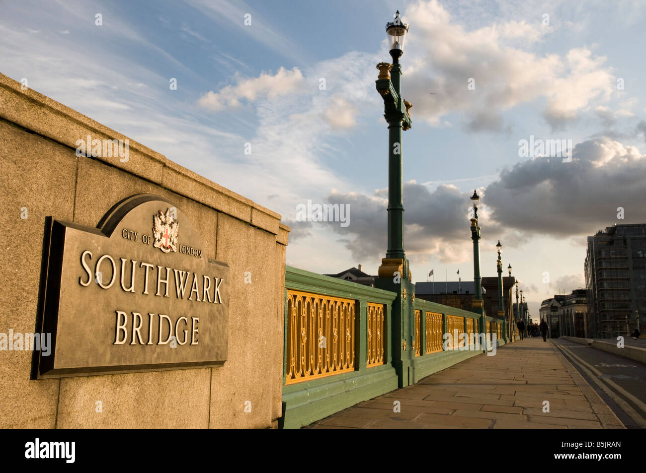 Southwark Bridge London England UK Stock Photo - Alamy