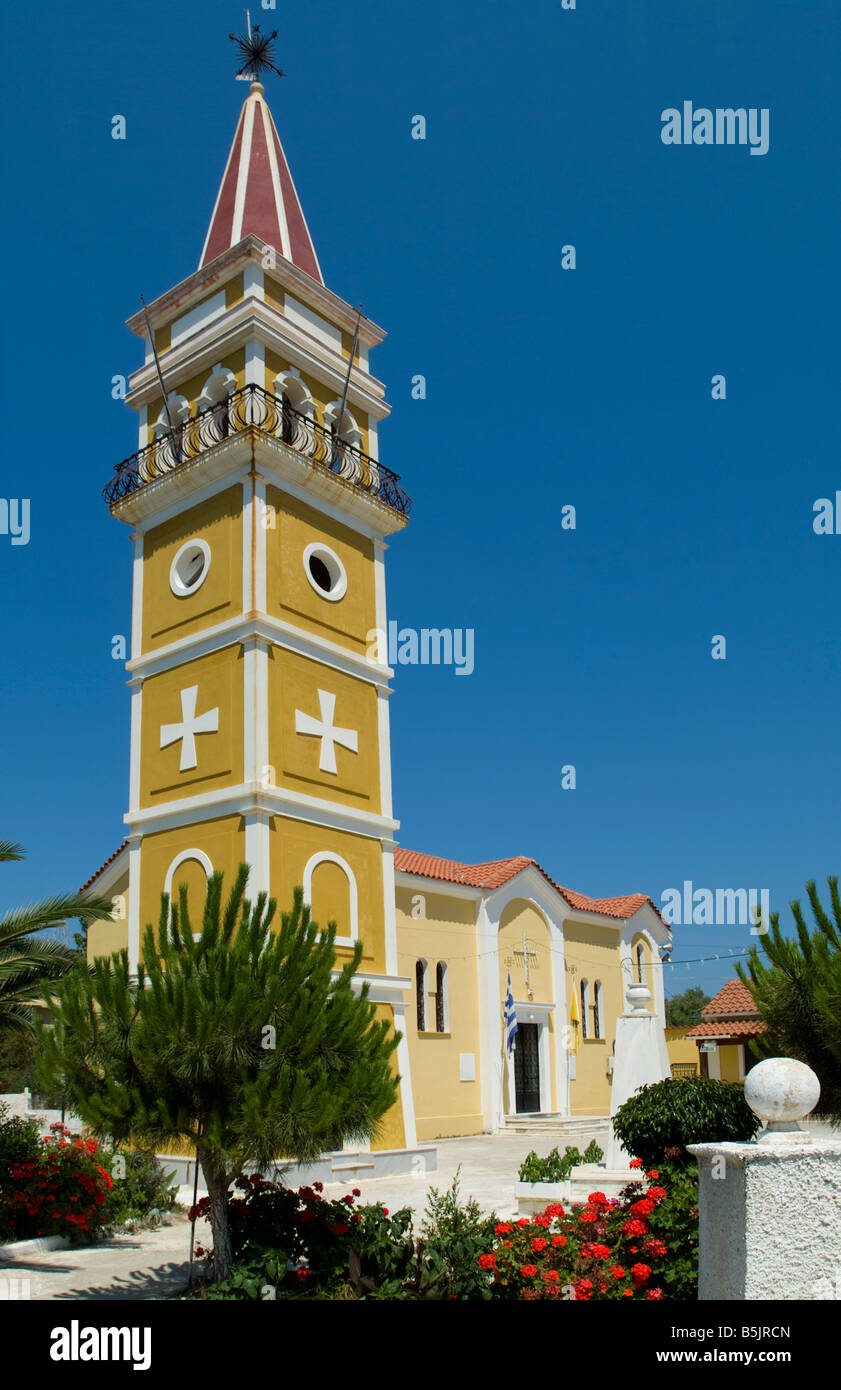 Church at Argassi, Zakynthos, Greece Stock Photo - Alamy