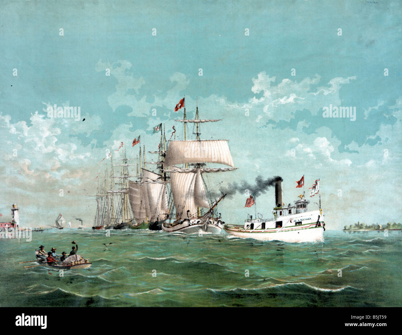 back from fishing Stock Photo - Alamy