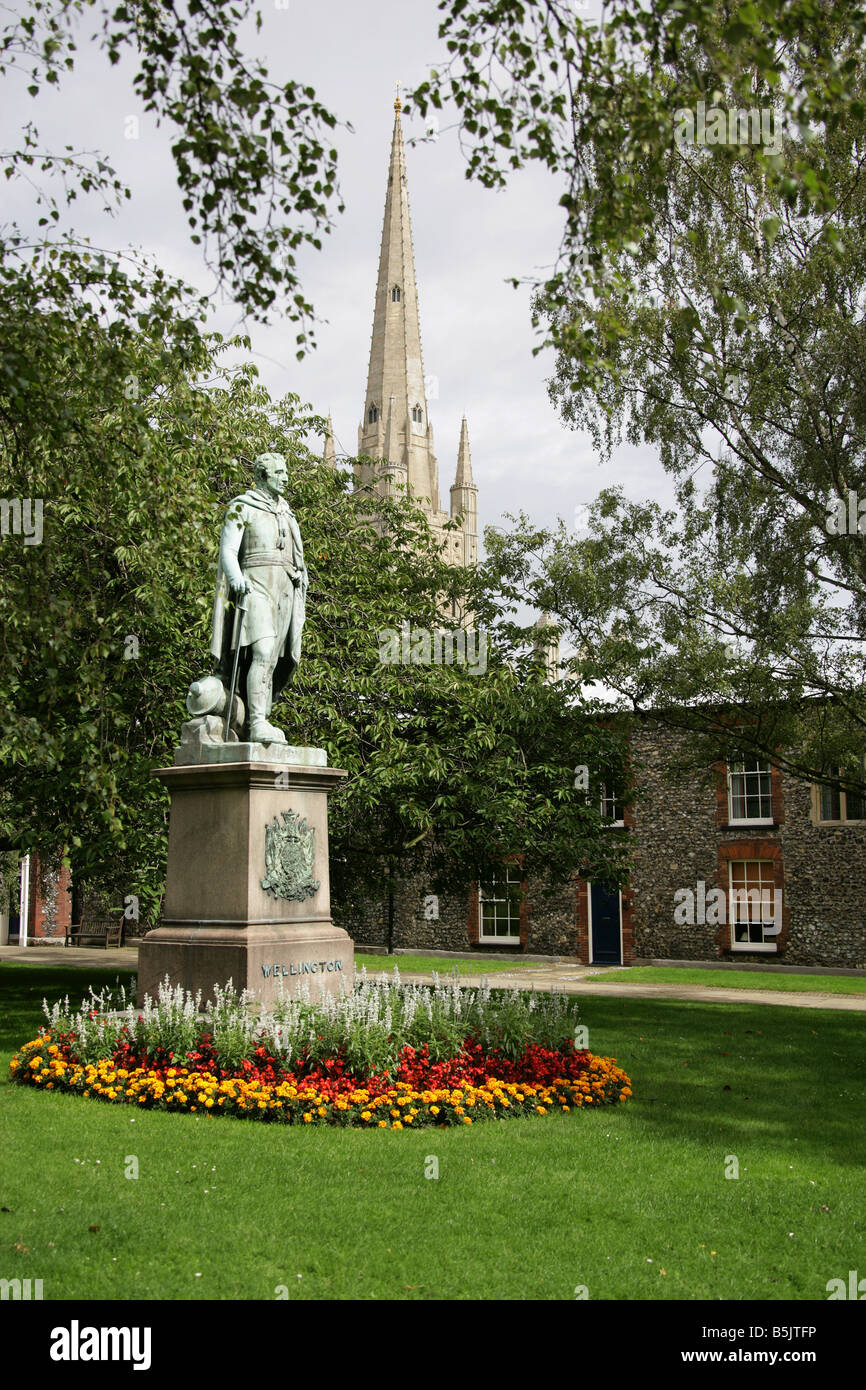 City of Norwich, England. The George Gammon Adams sculpted Duke of ...