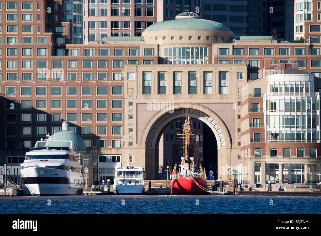 Boston from the river Stock Photo - Alamy