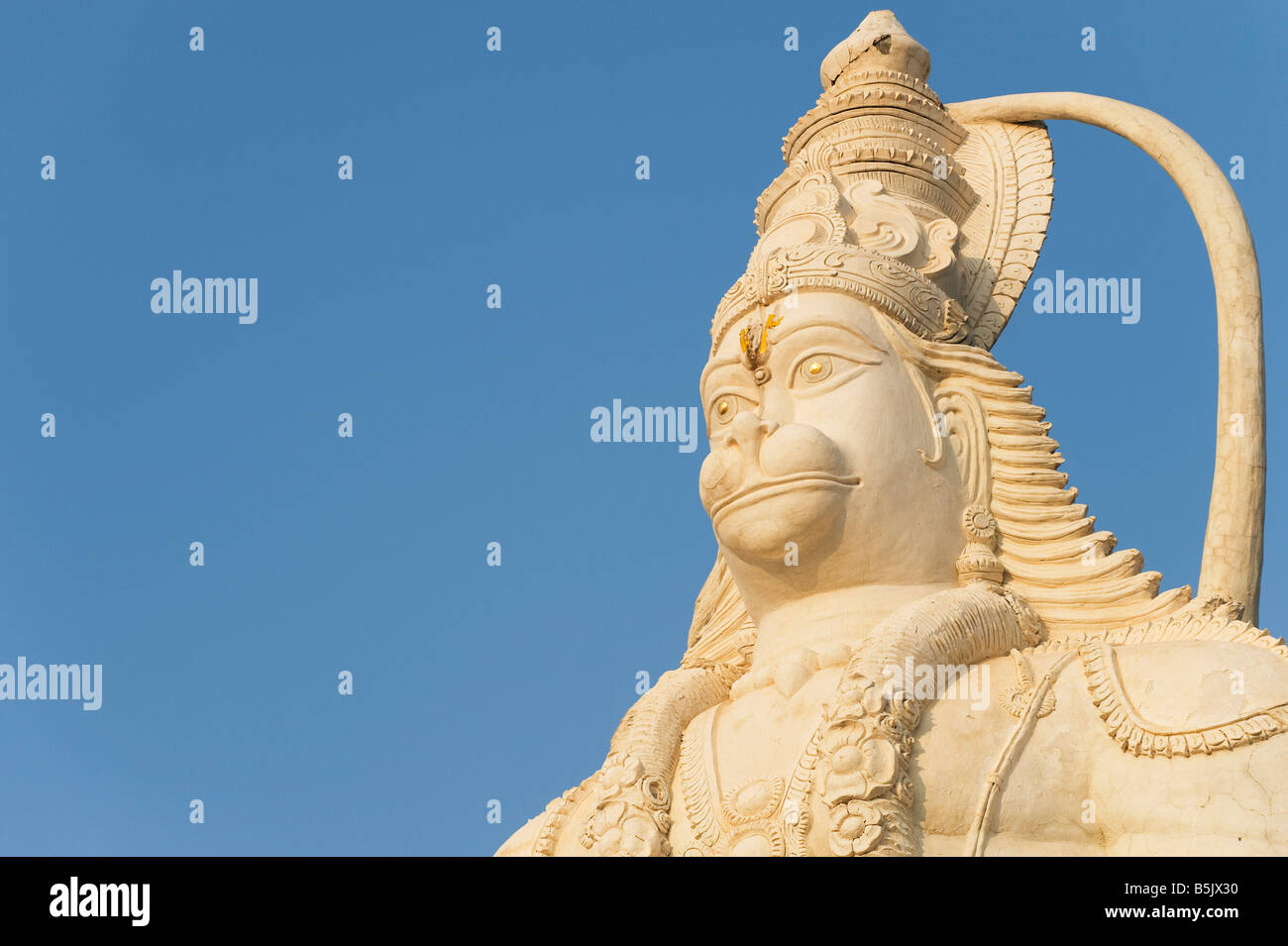 Hanuman statue in morning light hi-res stock photography and images - Alamy