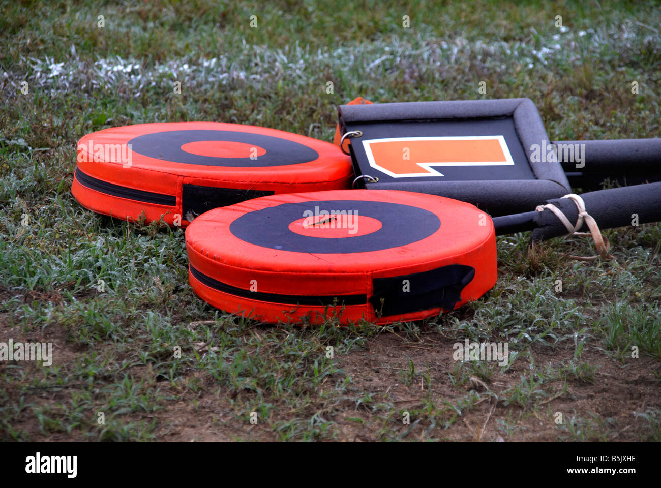 Football down markers hi-res stock photography and images - Alamy