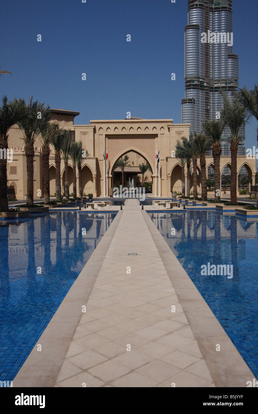 A VIEW OF BURJ DUBAI FROM PALACE HOTEL Stock Photo - Alamy
