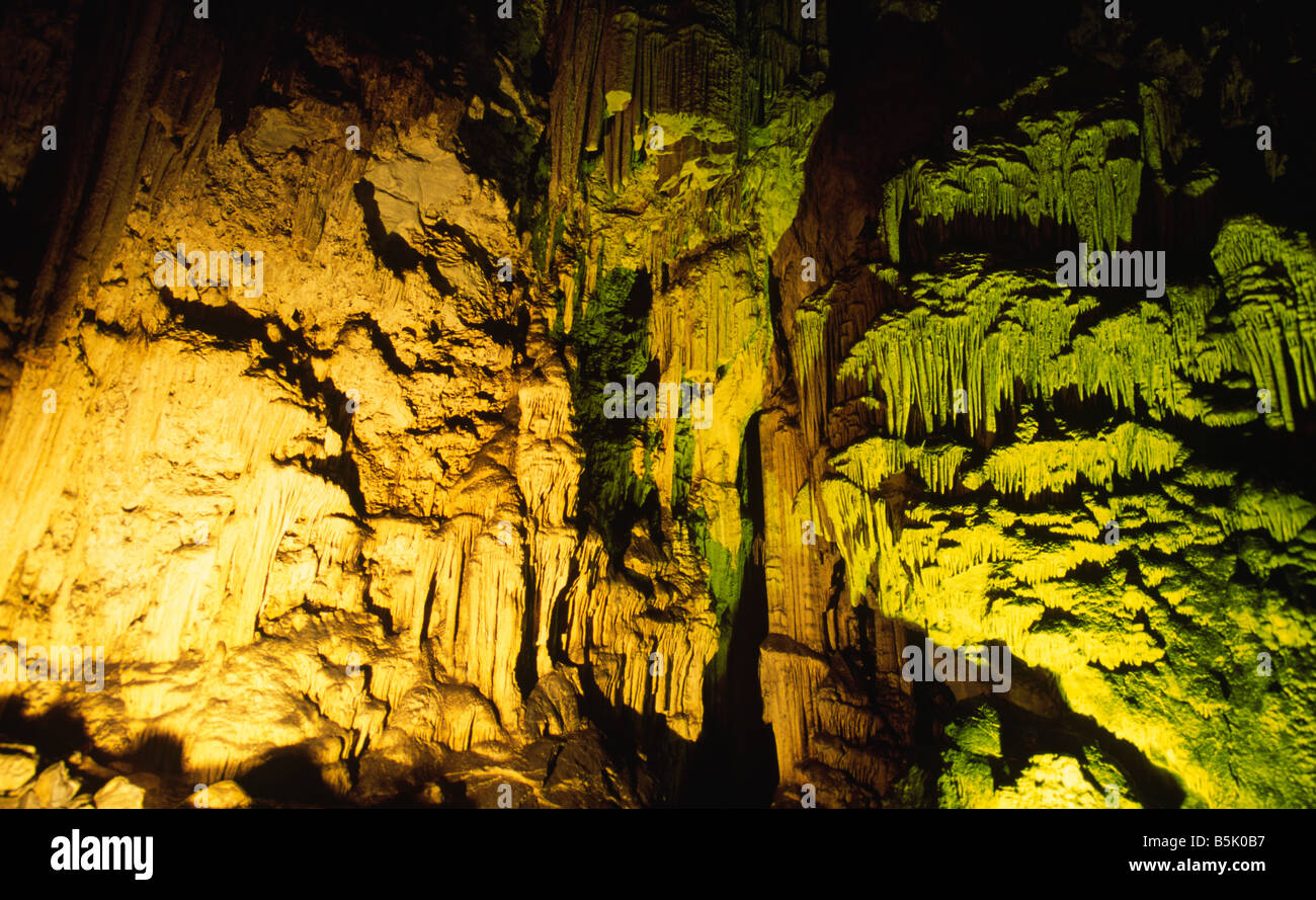 stalactite cave Melidoni Crete Greece Stock Photo - Alamy