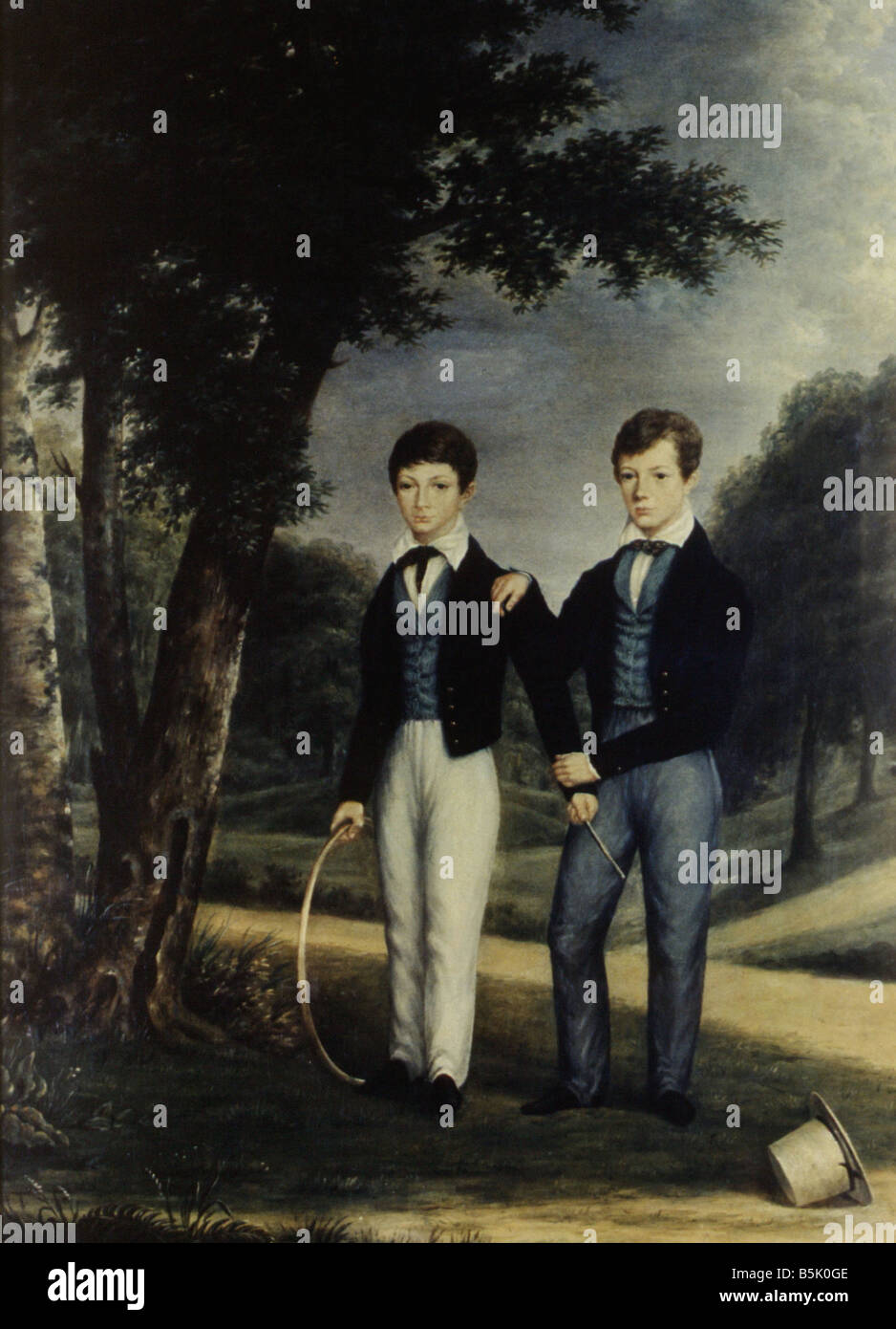 Portrait of Jules et Paul Verne Stock Photo - Alamy