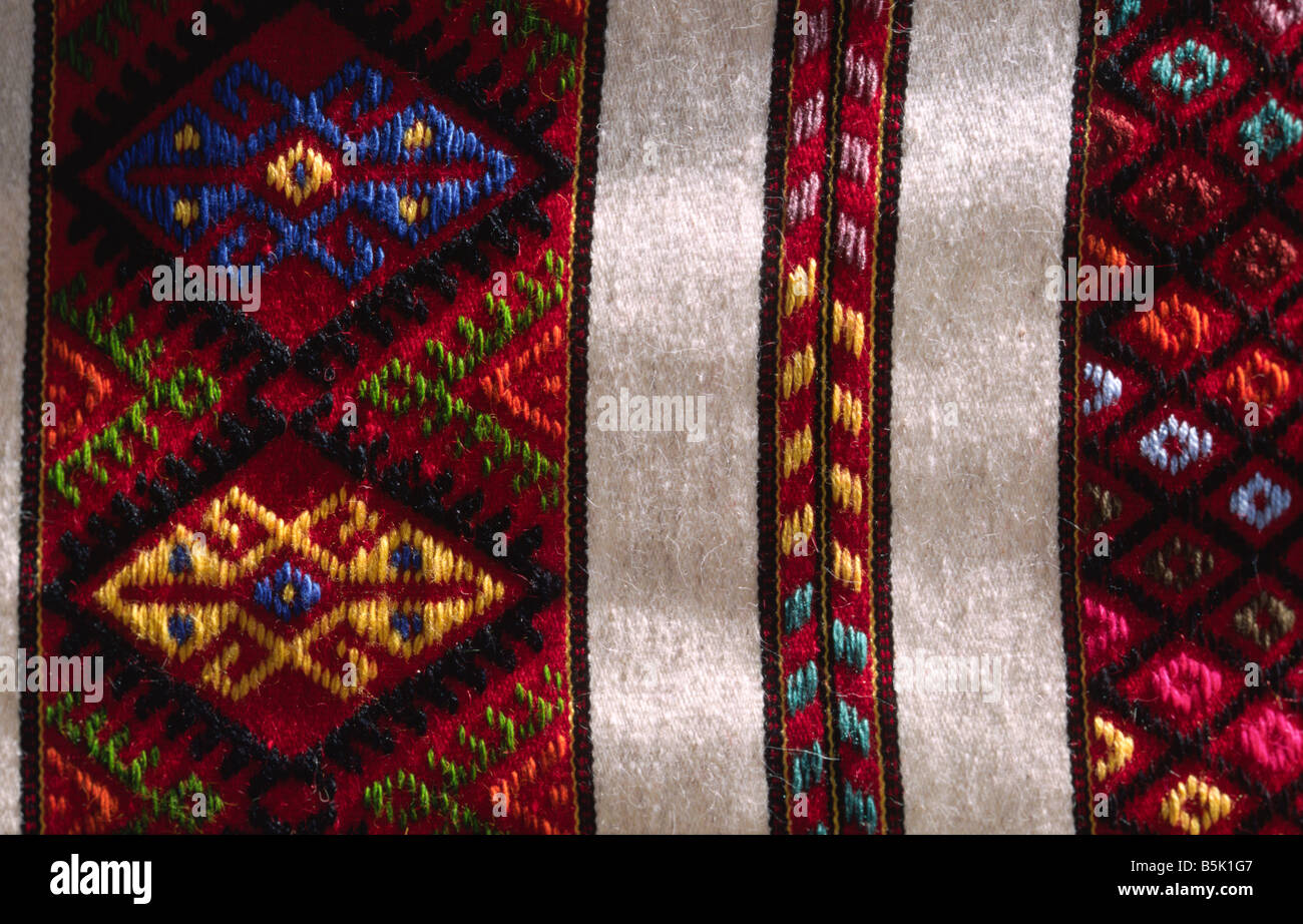 handwoven carpet from Crete Greece Stock Photo - Alamy