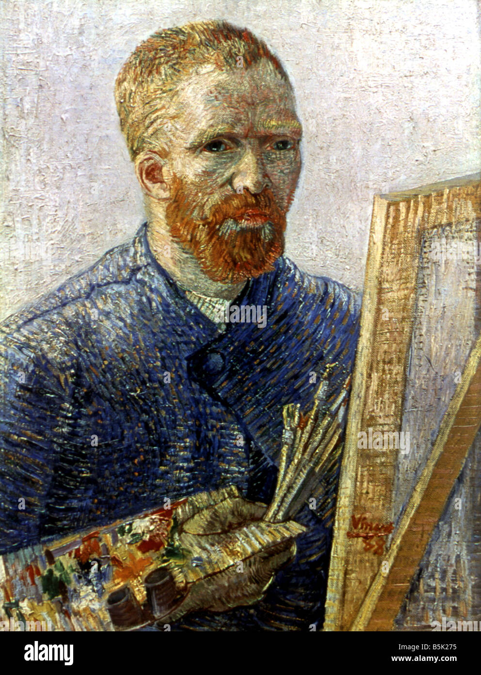 Portrait painter in front easel hi-res stock photography and images - Alamy