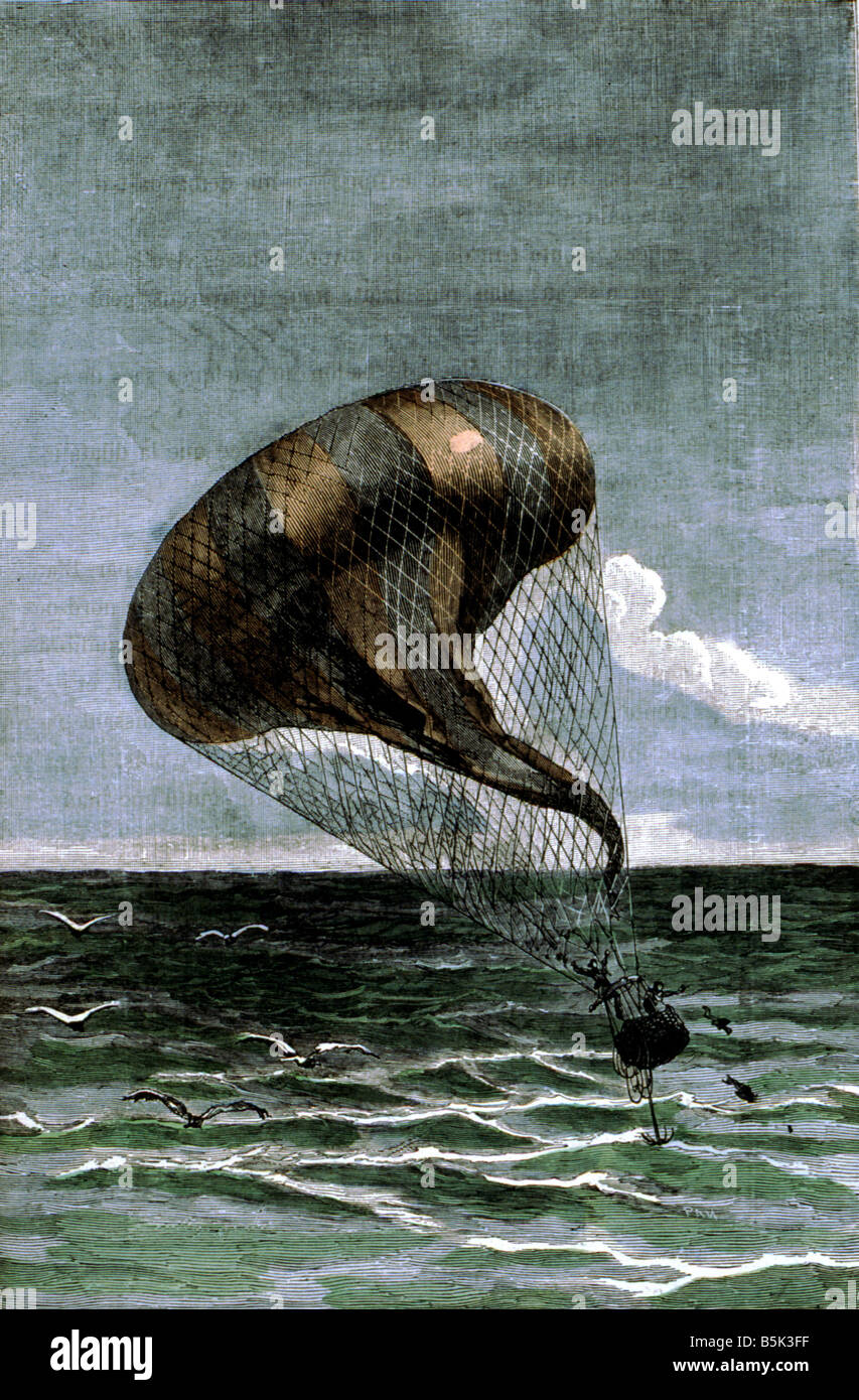 Jules Verne, 'The Mysterious Island', illustration Stock Photo - Alamy