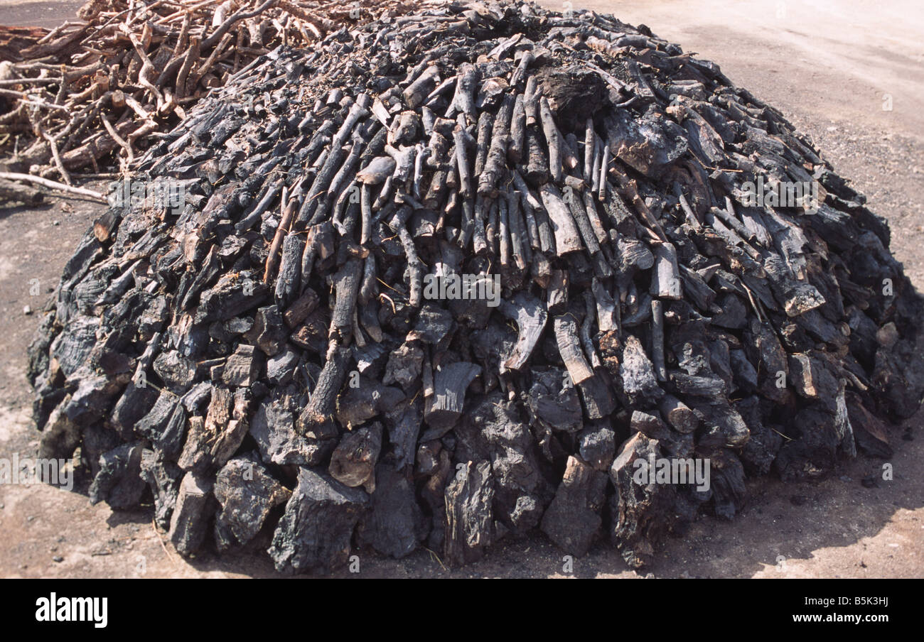 charcoal Crete Greece Stock Photo - Alamy