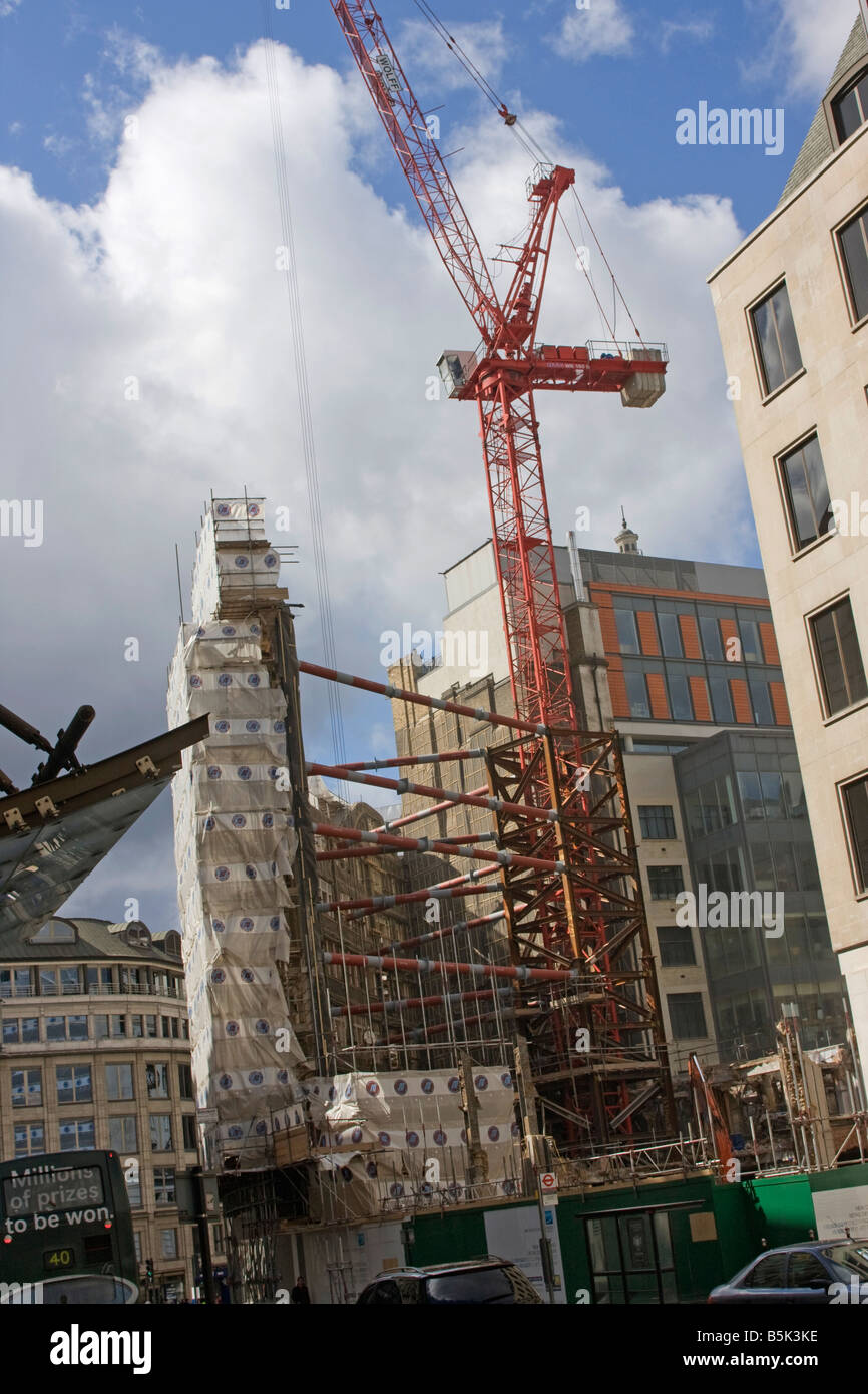 Building works and cranes in the City of London GB UK Stock Photo - Alamy