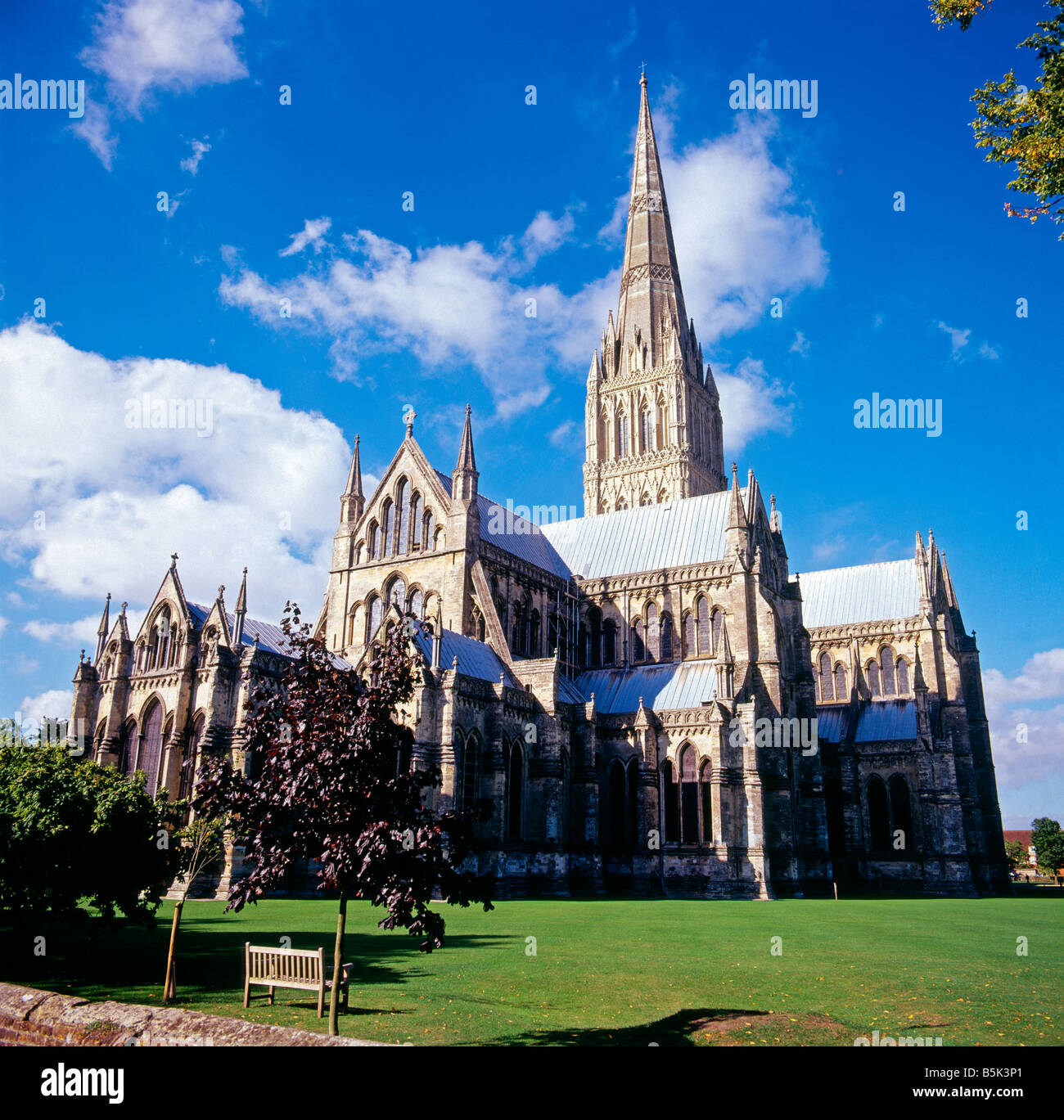 Cathedral across grass Stock Photo - Alamy