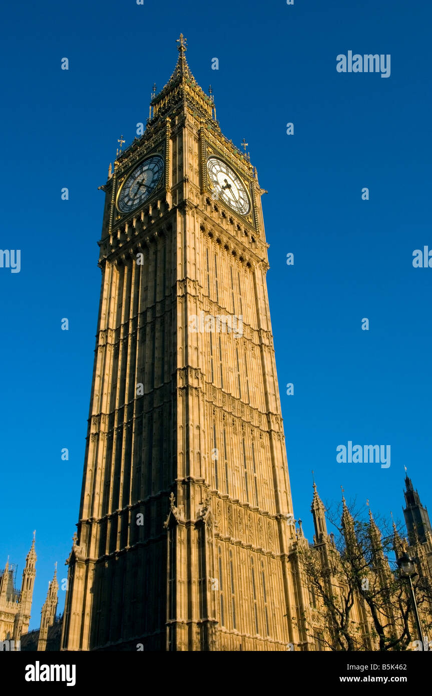 Clock Tower (Big Ben), Palace of Westminster, London Stock Photo - Alamy