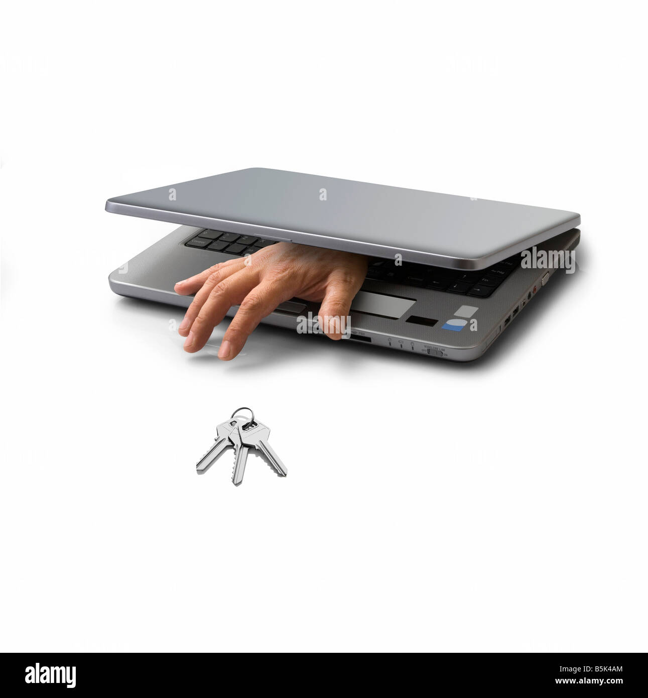 Take laptop Cut Out Stock Images & Pictures - Alamy