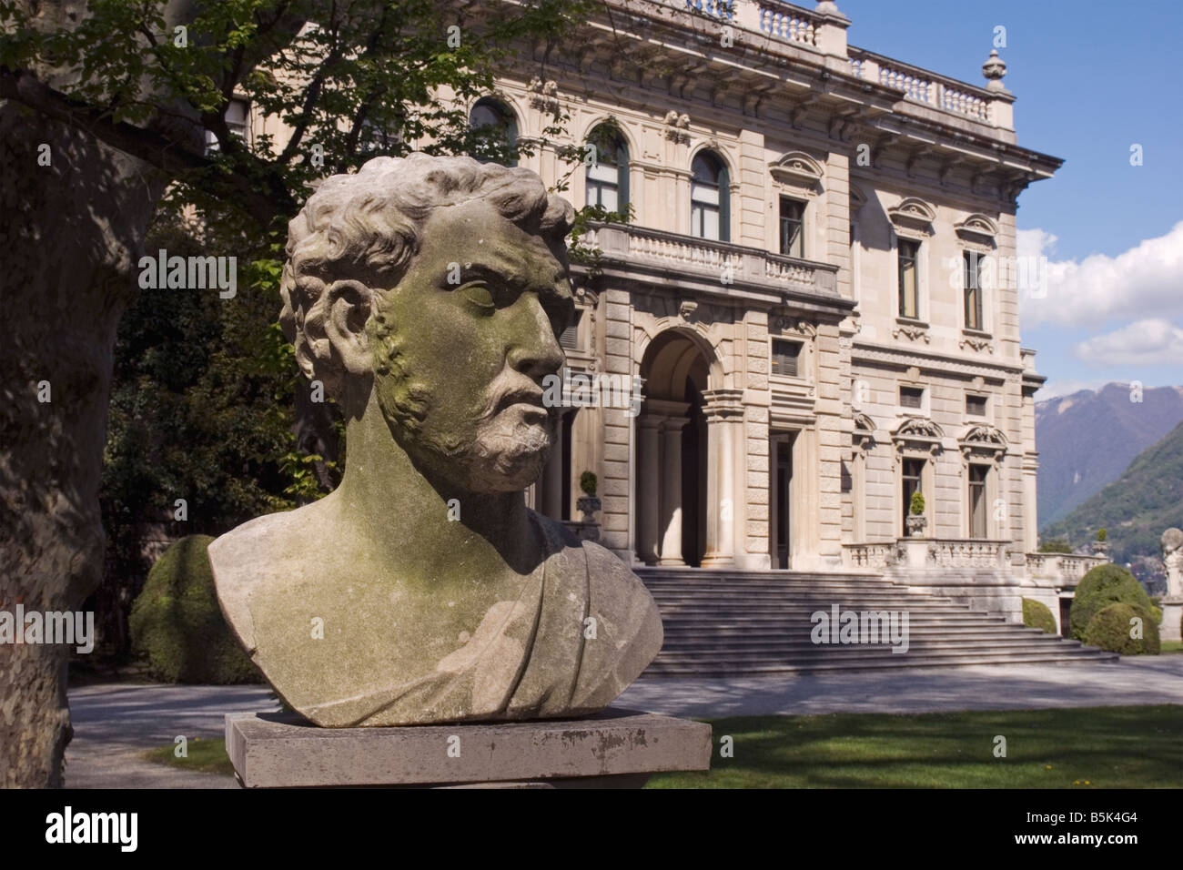 gardens of Villa Erba in Cernobbio Lake of Como Italy Stock Photo - Alamy