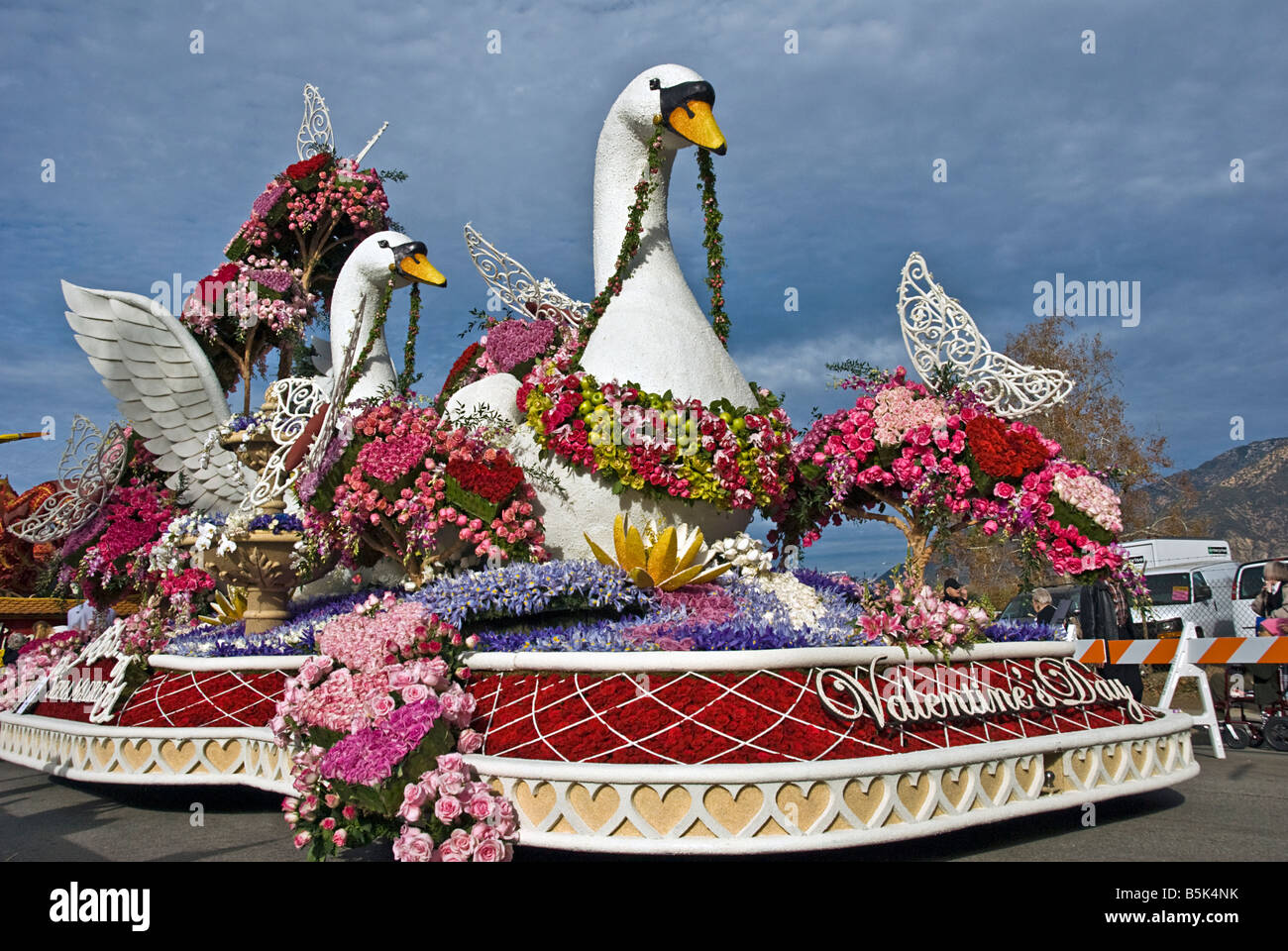 Pasadena CA, Los Angeles California, Sierra Madre Parade Float rose ...
