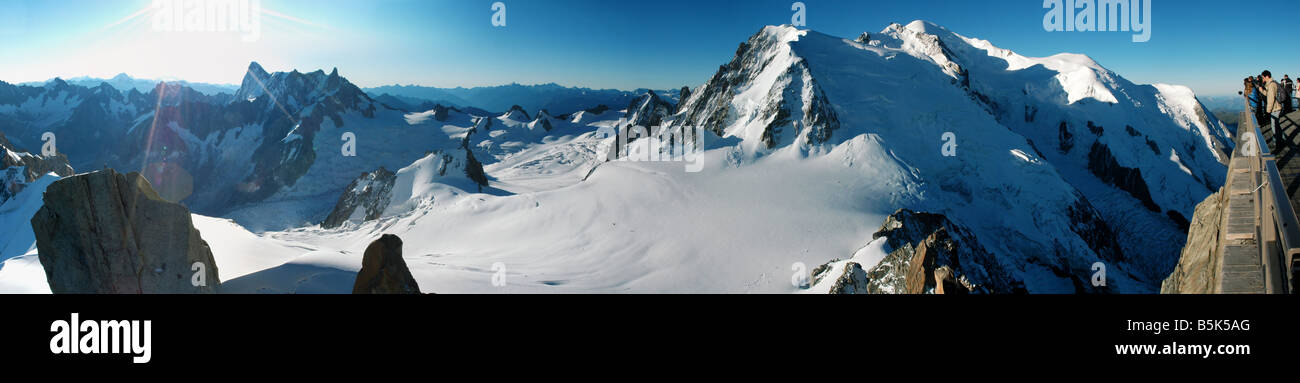 Mont Blanc Panaroma Stock Photo - Alamy