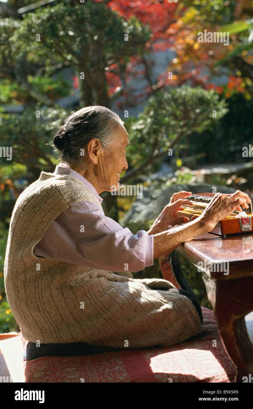 Japanese Women Playing The Koto High Resolution Stock Photography and ...