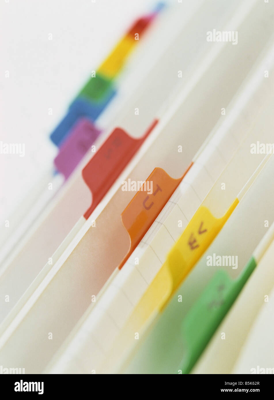 Alphabetical file folder hi-res stock photography and images - Alamy