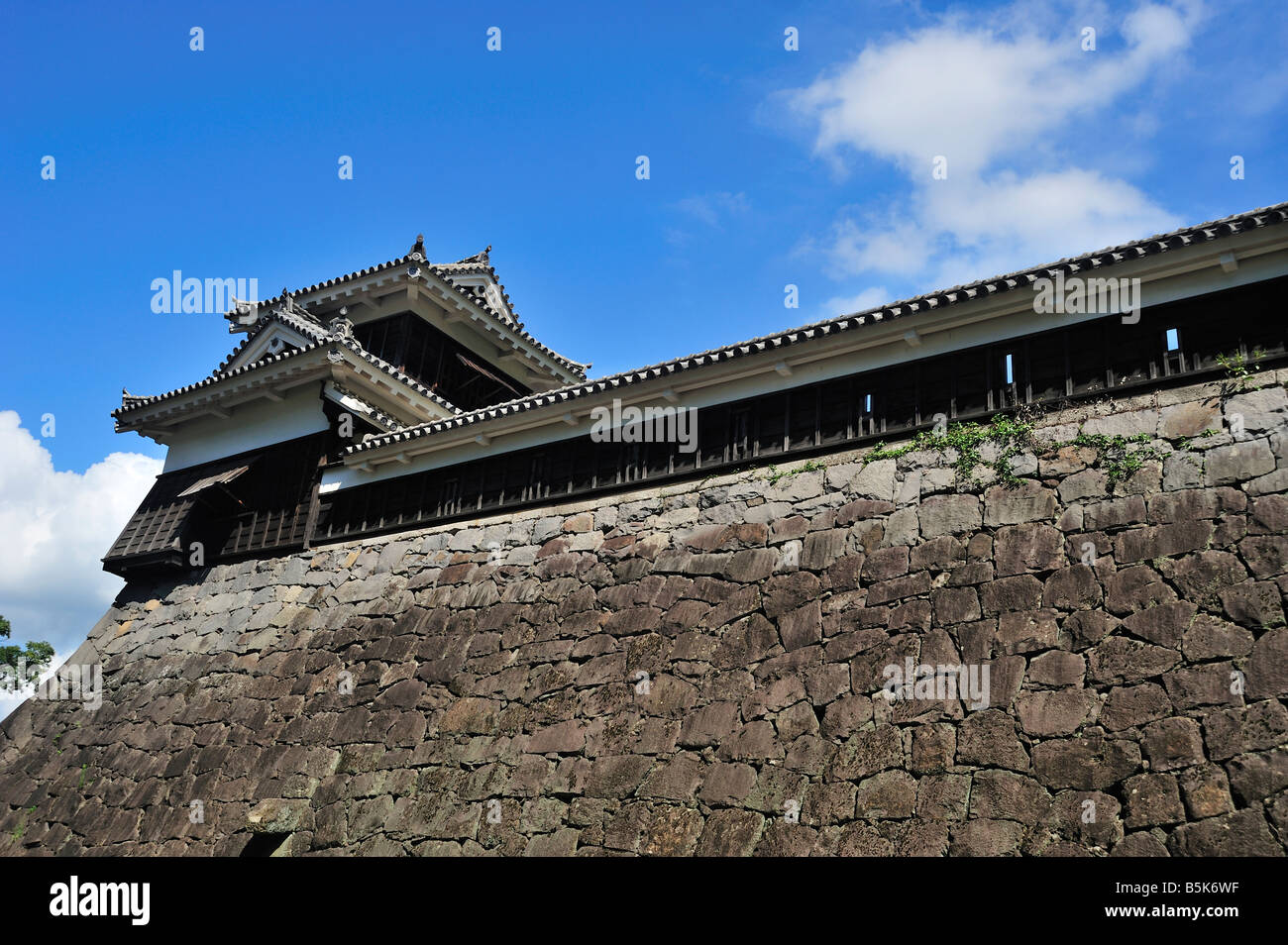 kumamoto castle, kumamoto city, kumamoto prefecture, kyushu, japan ...