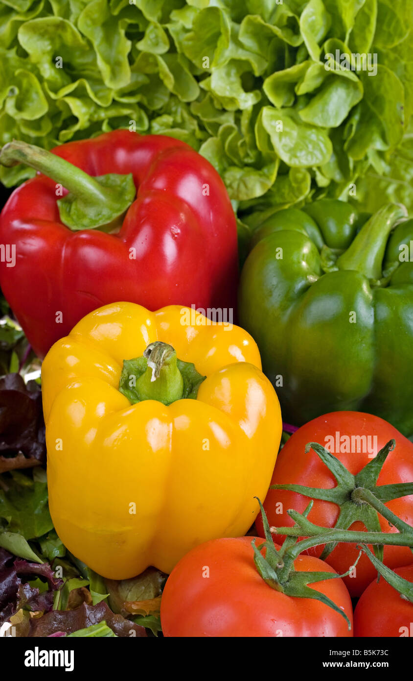image of lots of nice fresh vegetables from the garden Stock Photo - Alamy