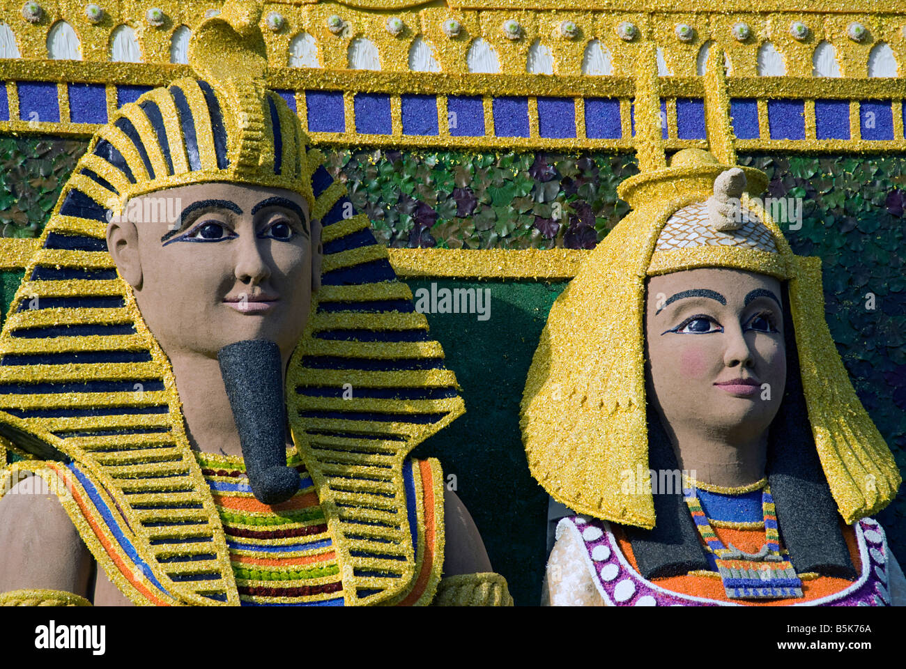 Rose Parade Float "Celebrating Treasures of Egypt" Past Presidents ...