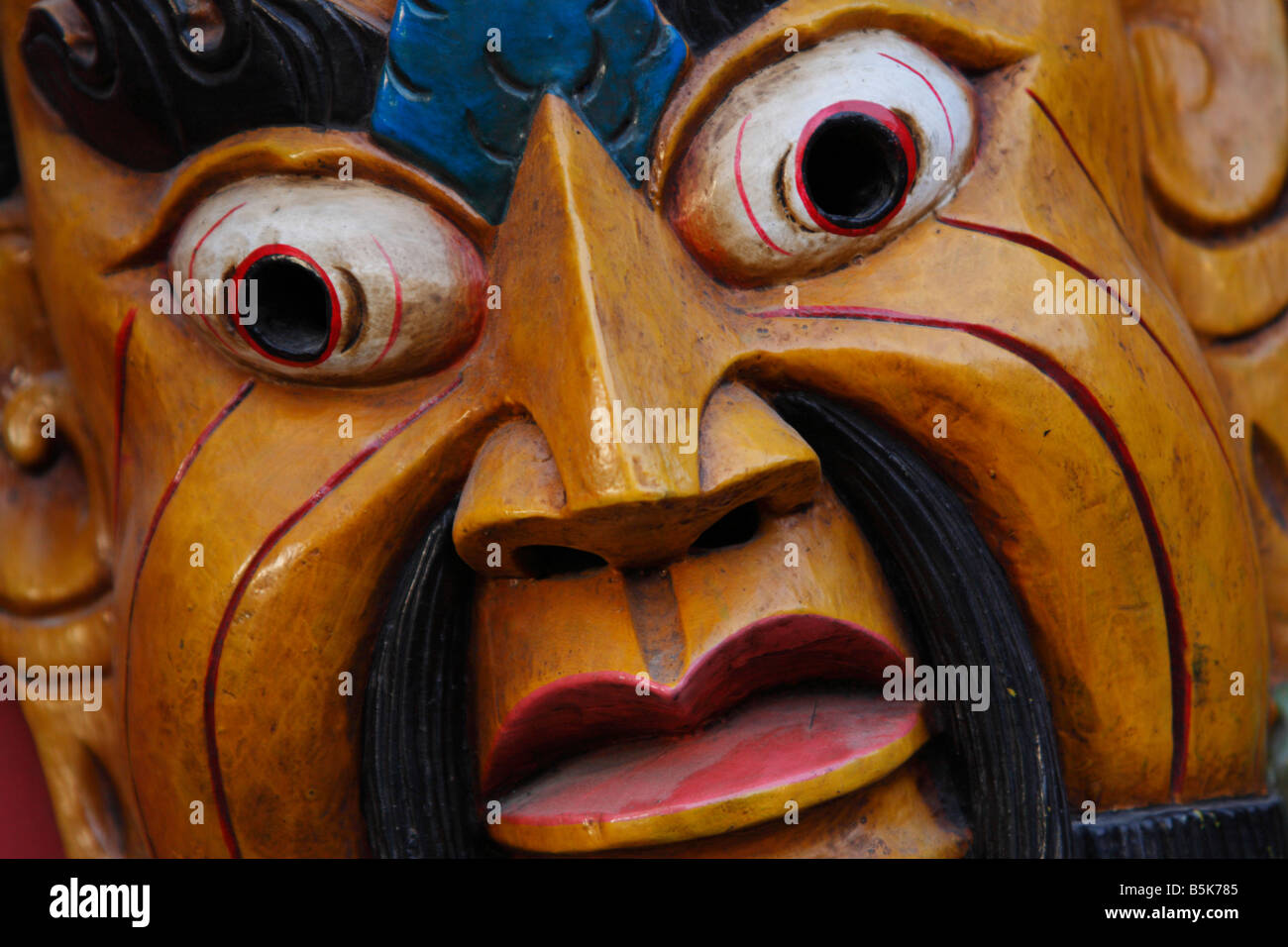 MASKS ON DISPLAY AT A FAIR IN DUBAI Stock Photo - Alamy