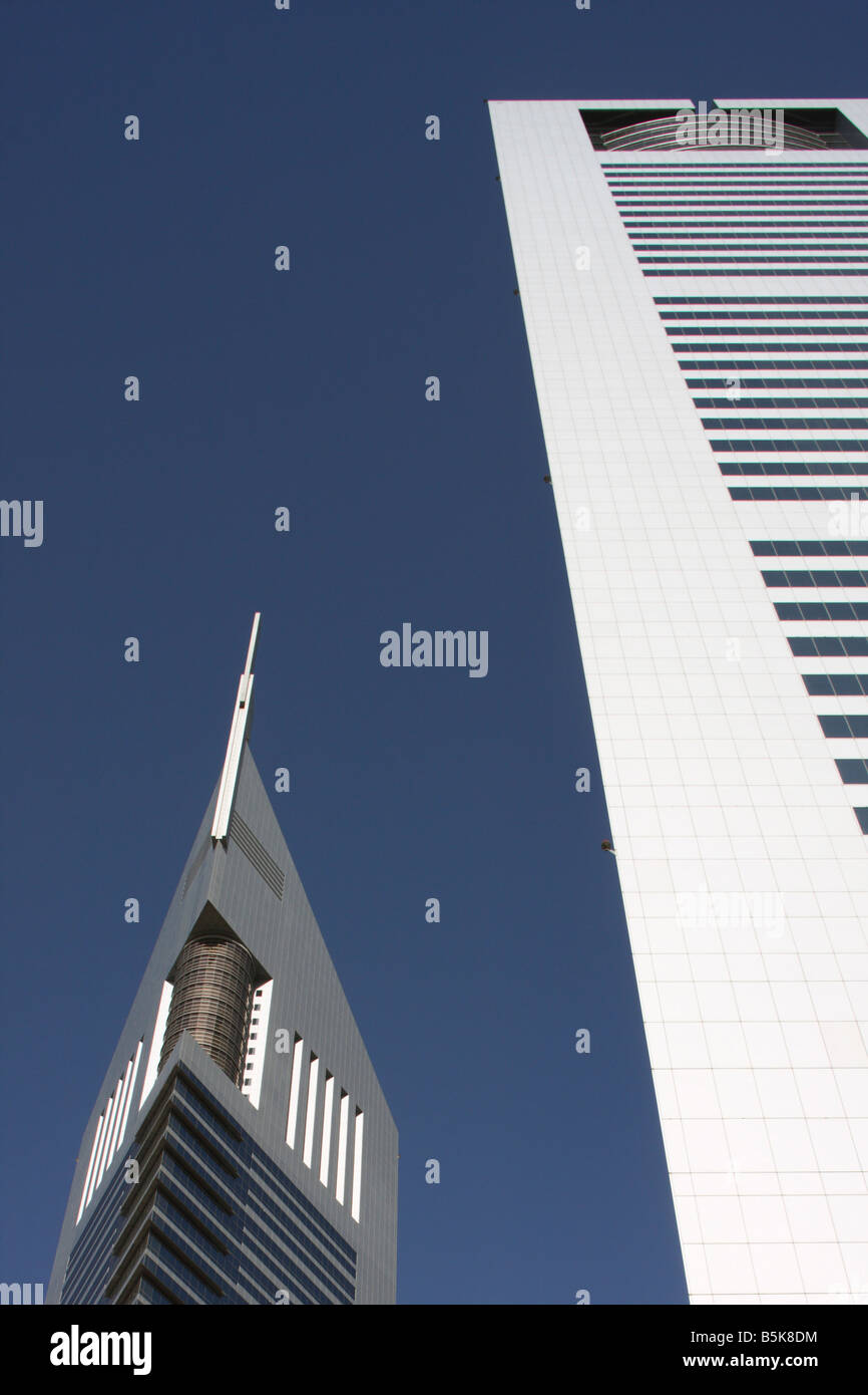 THE EMIRATES TOWERS IN DUBAI Stock Photo - Alamy