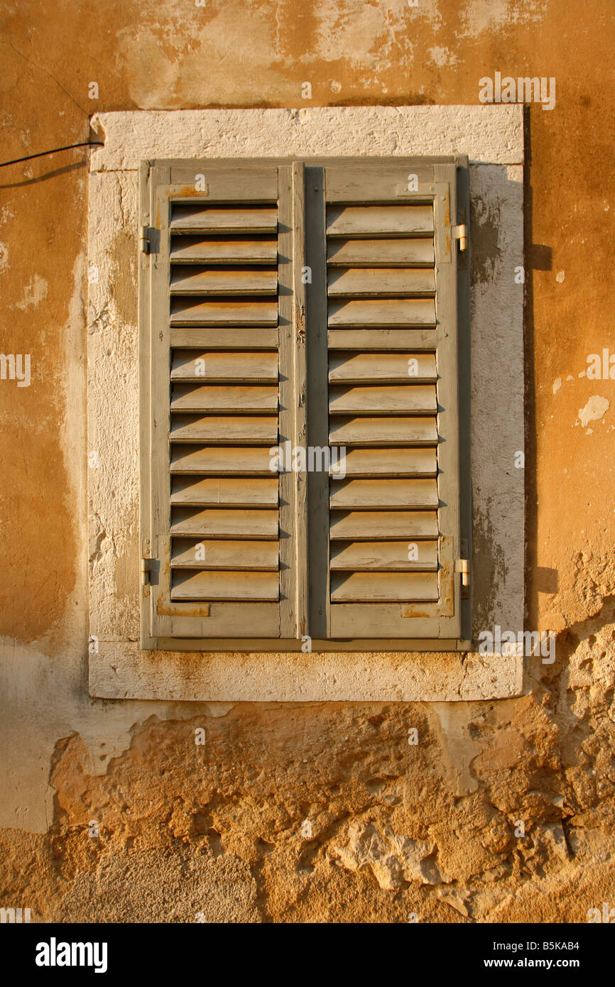 Mediterranean window shutters hi-res stock photography and images - Alamy