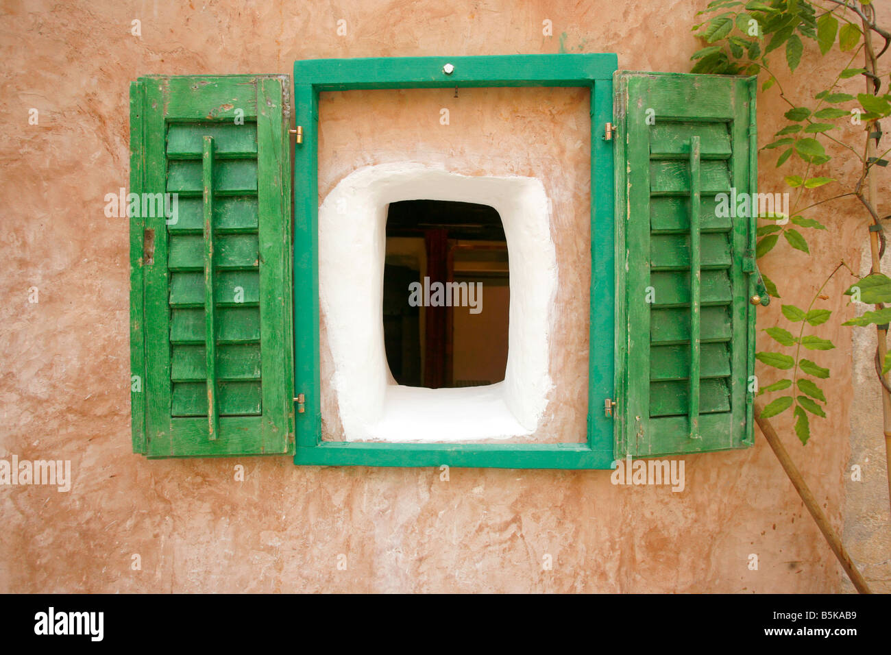 Mediterranean window with shutters hi-res stock photography and images ...